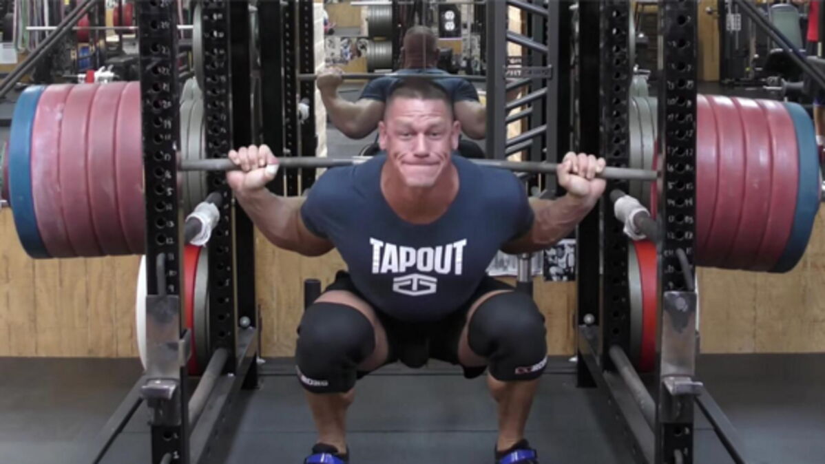 John Cena Crushes A Monstrous Squat!