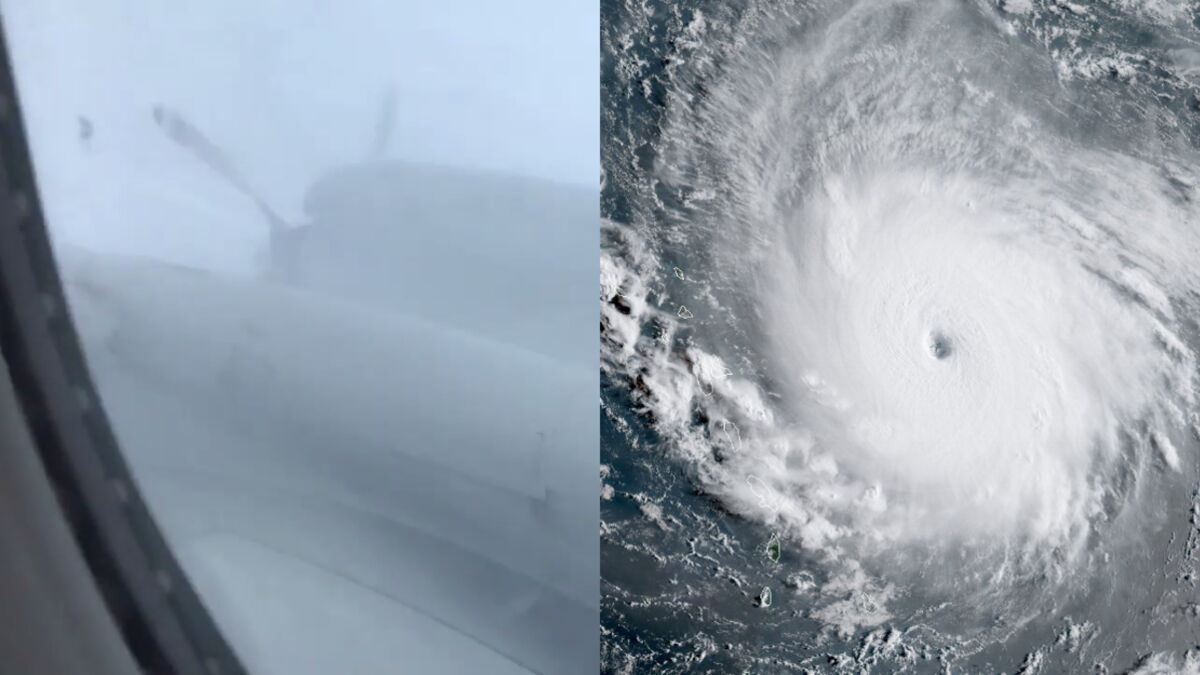 Watch This Frightening Video Filmed Aboard A Plane Flying Through ...