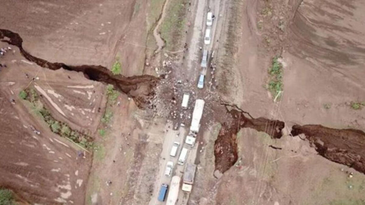 The African continent is slowly splitting in two