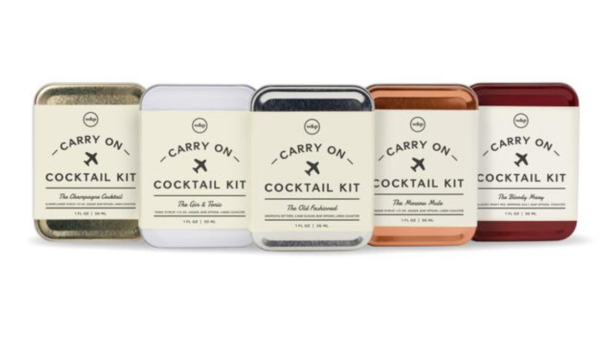 These Carry On Cocktail Kits Are Perfect for Making Your Favorite Drink ...
