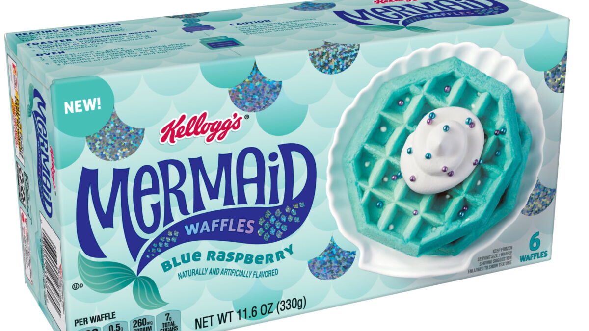 Kellogg's new 'blue waffles' have left customers in hysterics