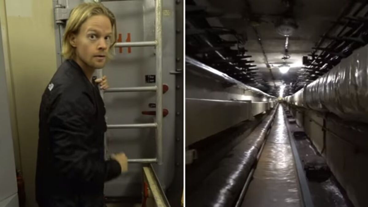 While exploring an abandoned nuclear bunker this man made a chilling ...
