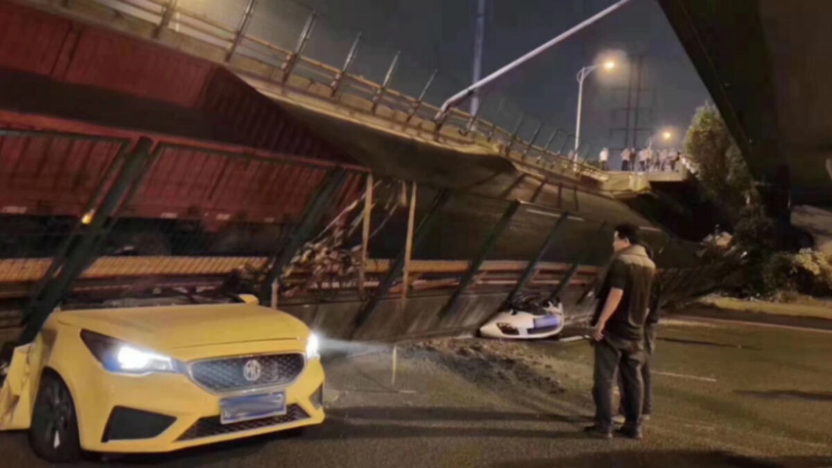 Tragic Footage Of A Bridge Collapse In China