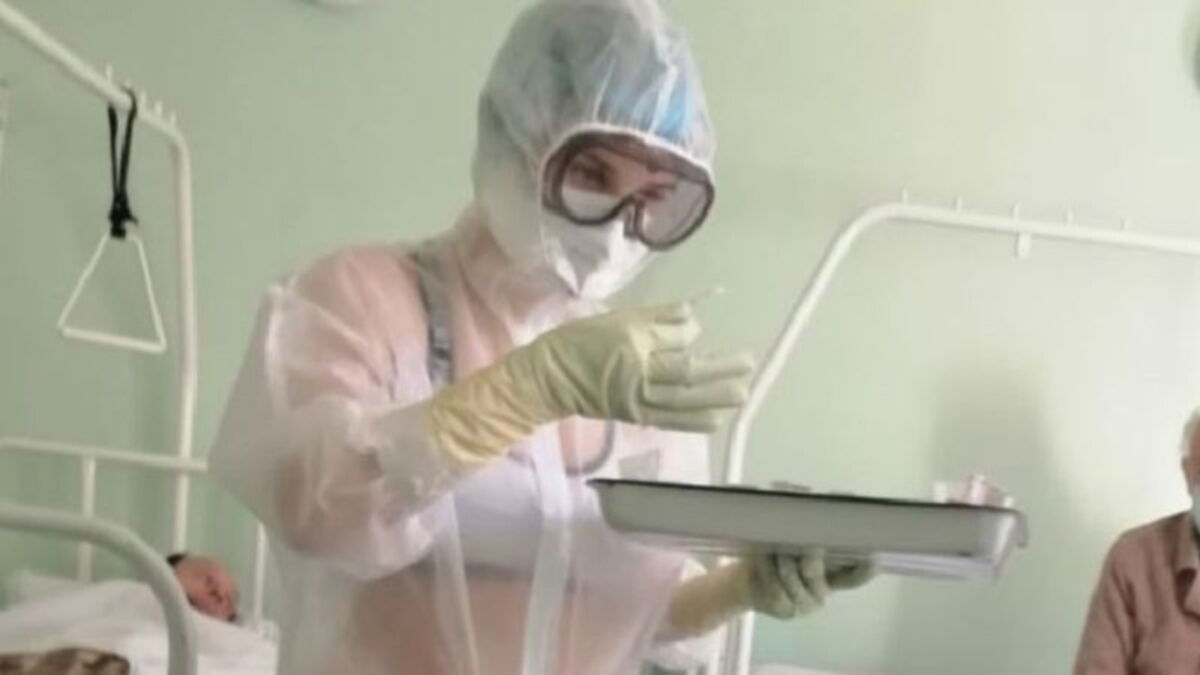 This Russian nurse went viral after wearing inappropriate ‘lingerie ...