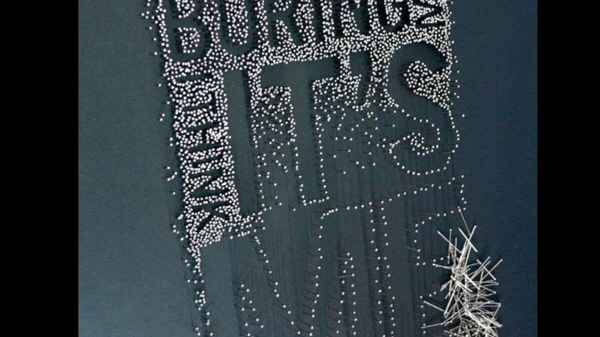 Voici comment écrire... avec du fil