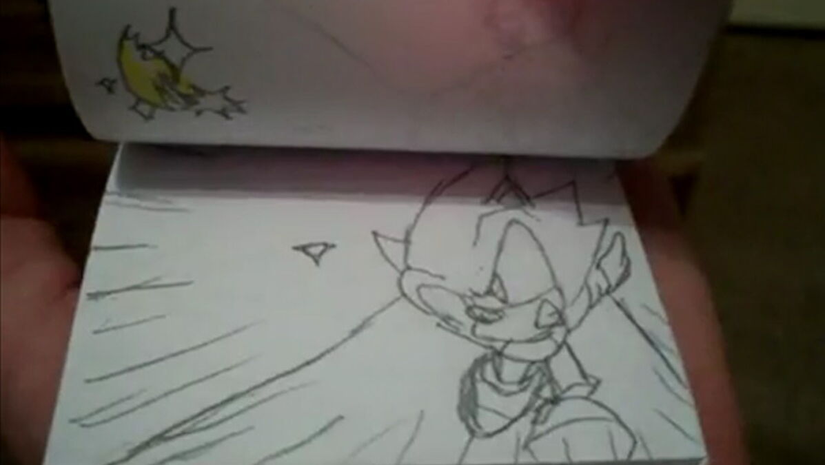 Un Flipbook Sonic à toute vitesse ! (vidéo)