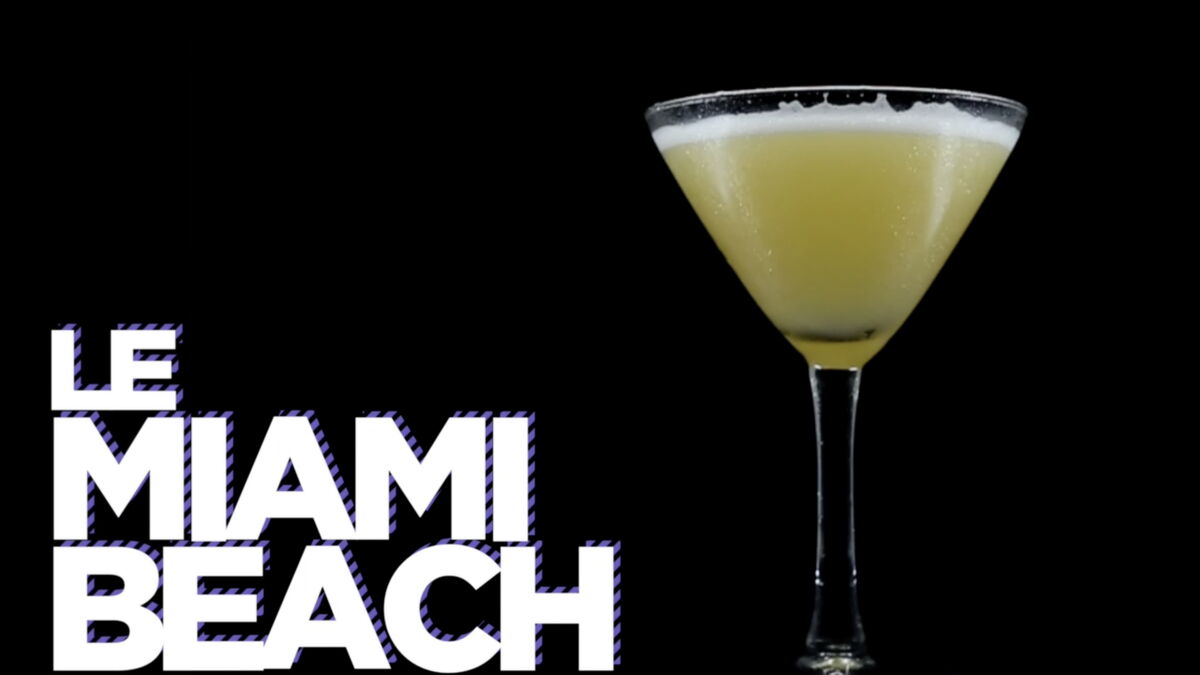 Miami Beach Cocktail : découvrez la recette en vidéo