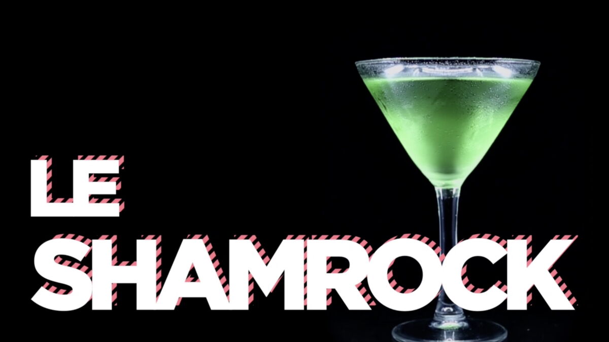 Shamrock cocktail : découvrez la recette en vidéo