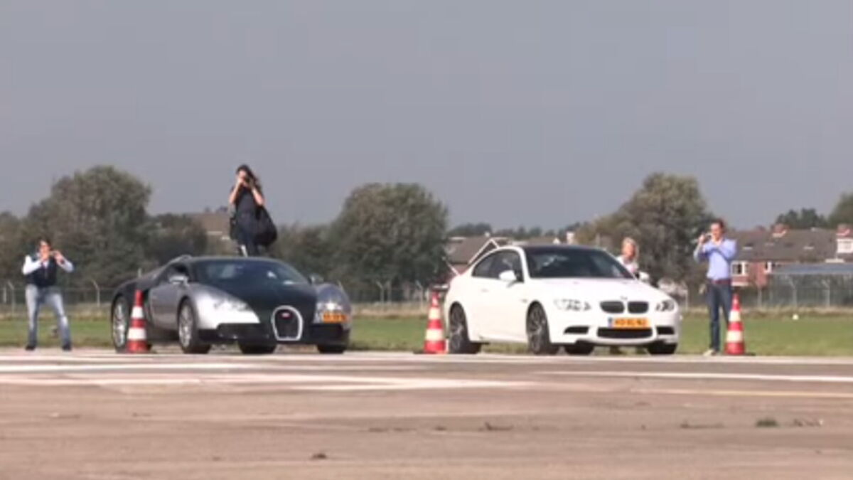 Qui est la plus rapide entre la Bugatti Veyron et la BMW M3