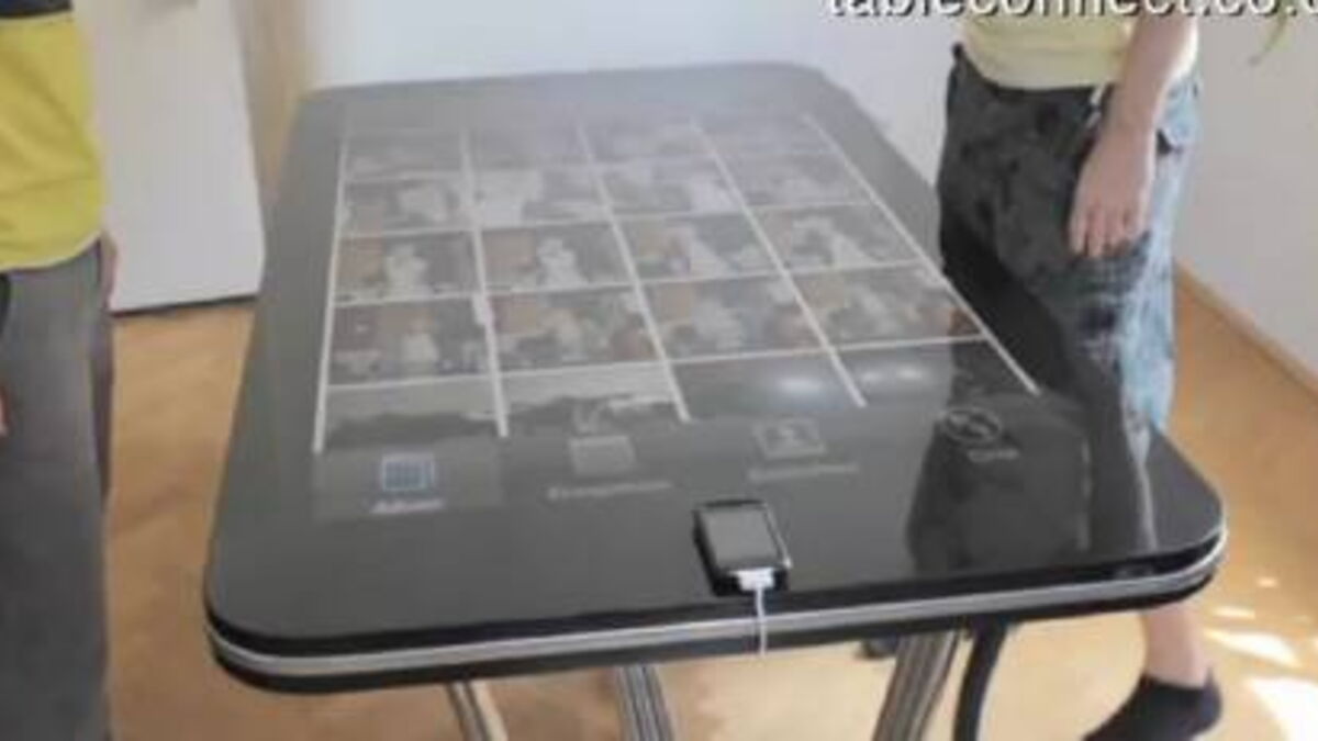 Découvrez la table iPhone en vidéo