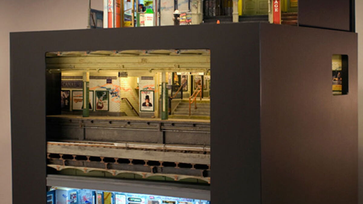 Il construit une rue de New York en miniature