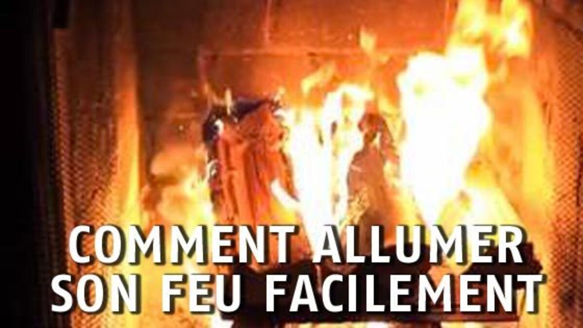 Voici l'astuce pour allumer un feu facilement