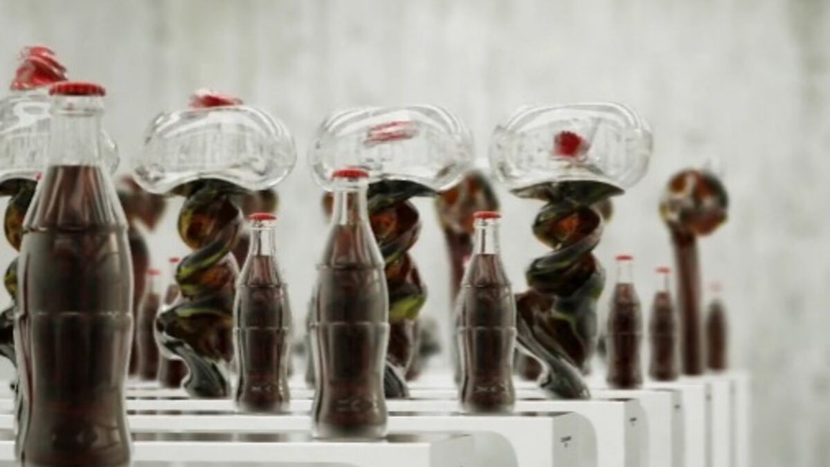 Ces bouteilles de Coca-Cola dansent au rythme de la musique