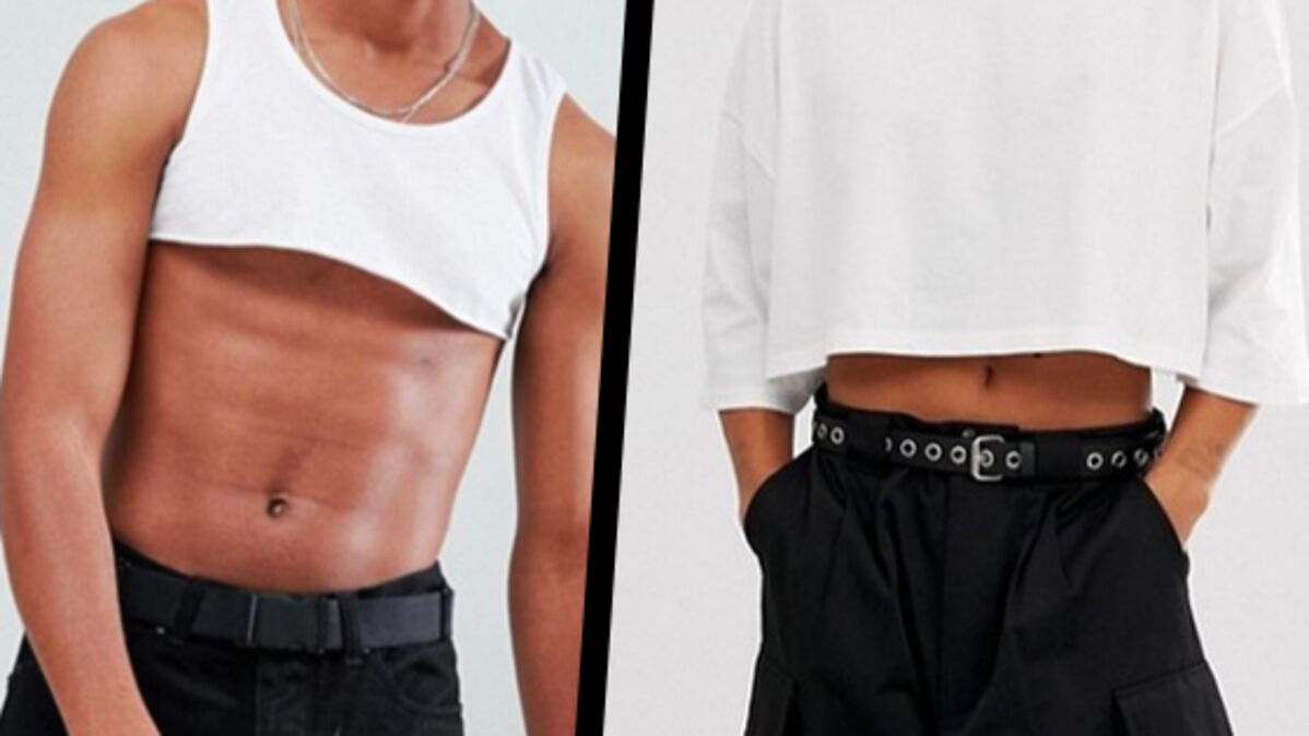 Le crop top pour hommes, la nouvelle tendance de l'été