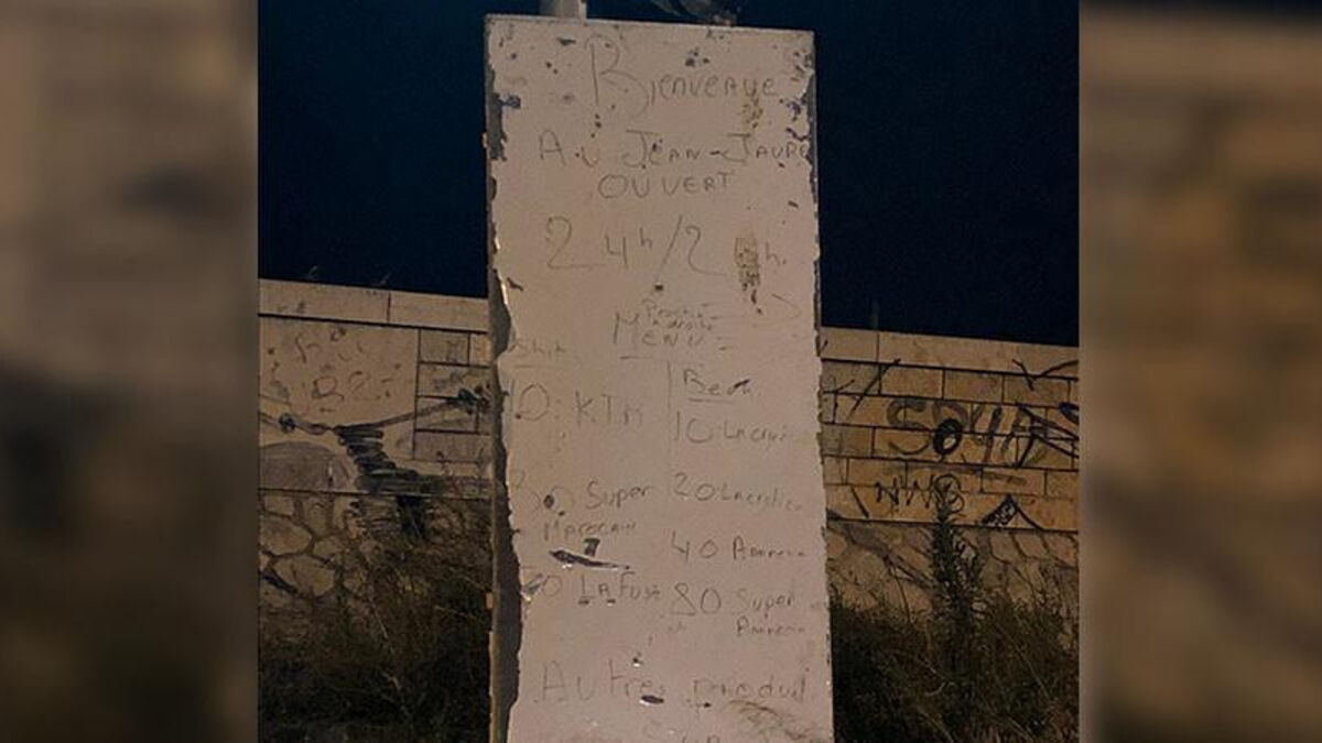 À Marseille, des dealers installent une pancarte en pleine rue... pour ...