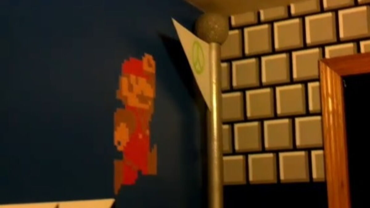 Dustin Carpenter offre à sa fille une chambre décorée façon Super Mario ...