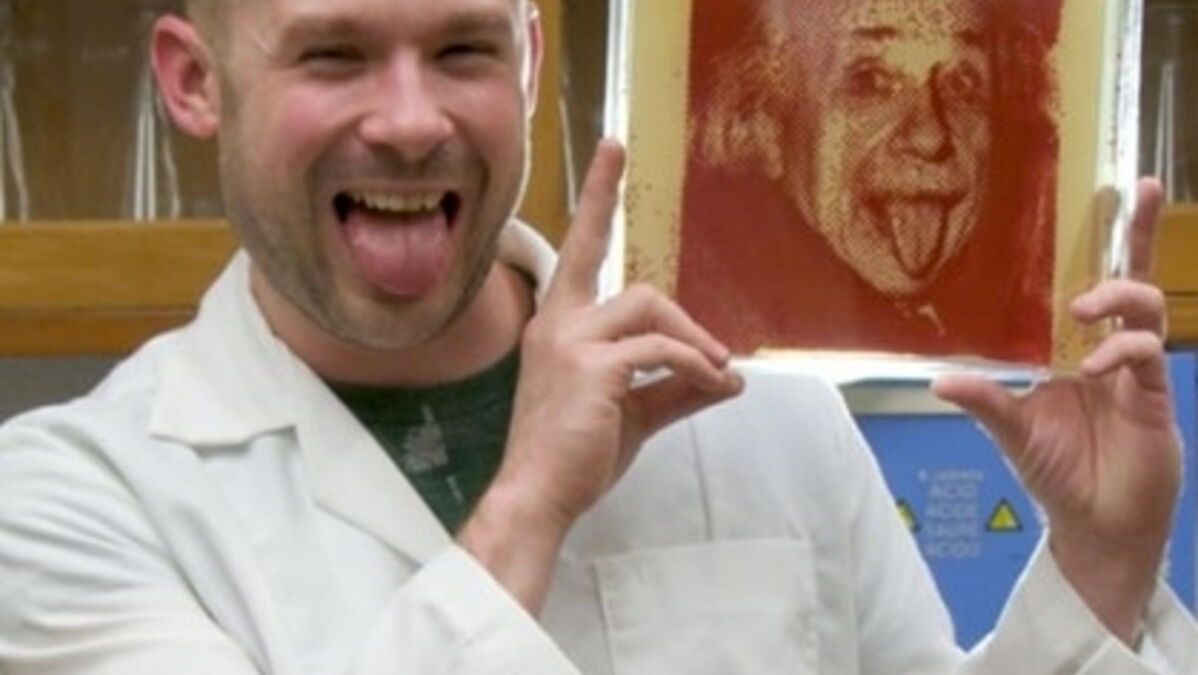 Ces tableaux sont réalisés à l’aide de bactéries E.coli!