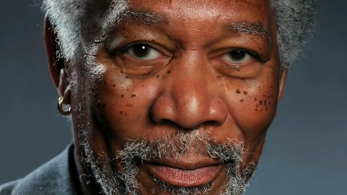 Illusion d'optique : Découvrez un Morgan Freeman plus vrai que nature ...