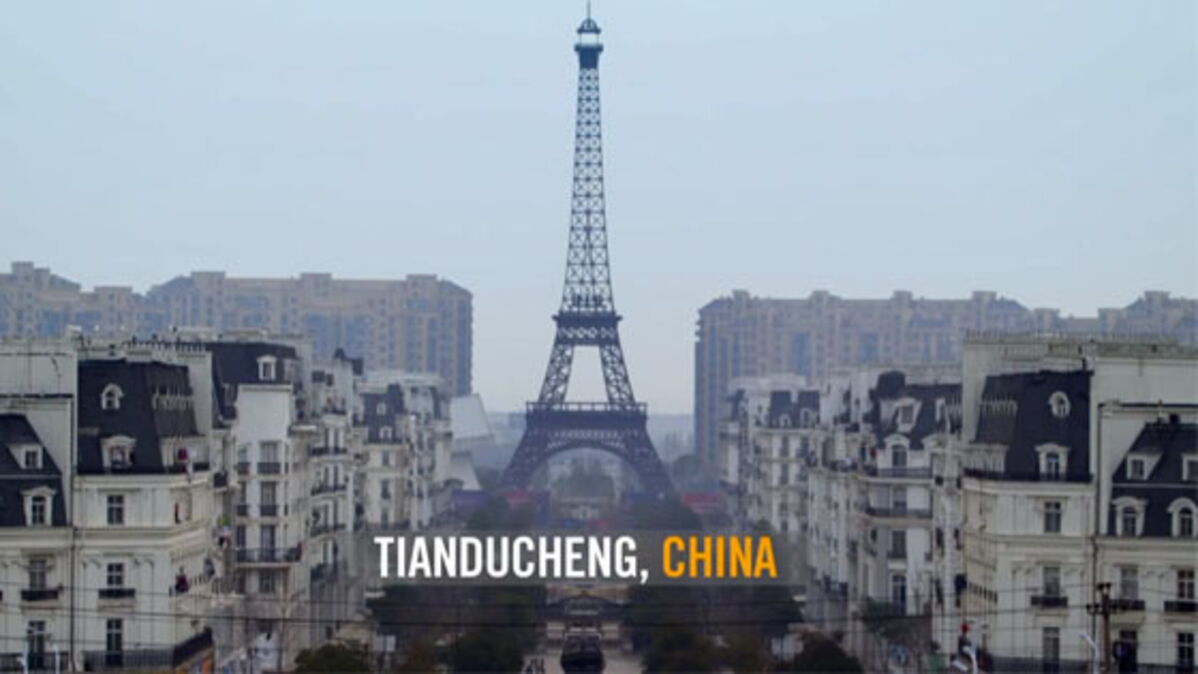 Paris et sa Tour Eiffel reconstruites à l'identique à Tianducheng en ...