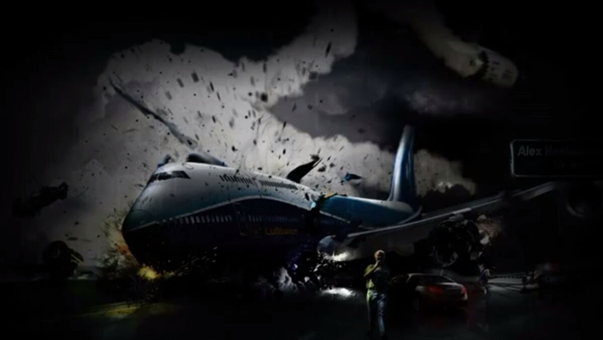 Il recrée l’ambiance d’un crash aérien avec Photoshop
