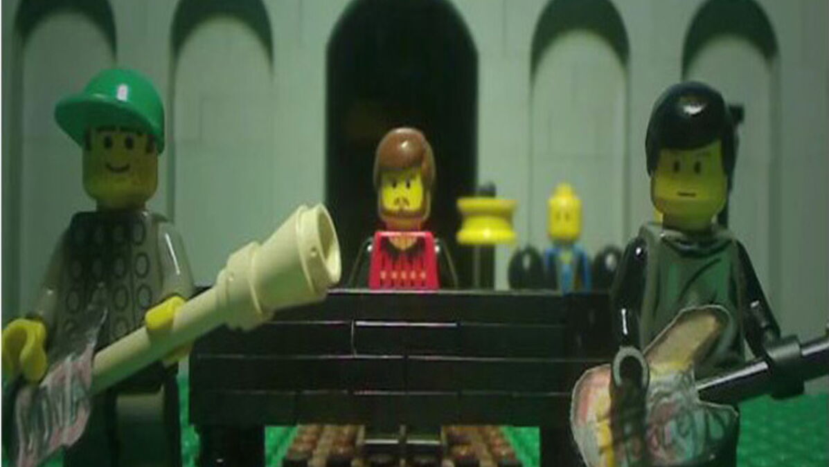 Coldplay reconstitué en Lego pour un clip