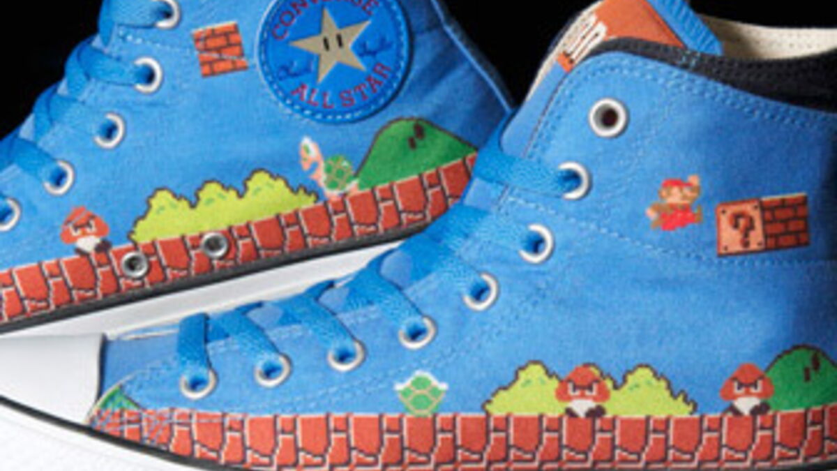 Converse fête les 25 ans de Mario