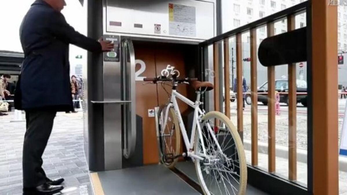 Découvrez un parking révolutionnaire spécialement pour les vélos