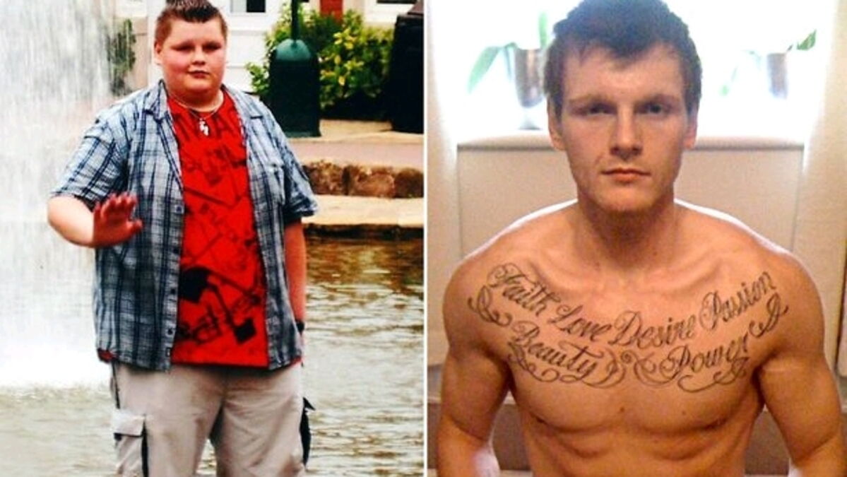 L'incroyable transformation de Nathan Hewitt, un ancien obèse devenu ...