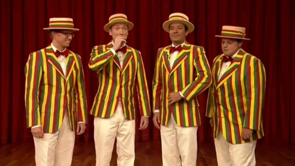 Un quartet vocal reprend un classique du reggae