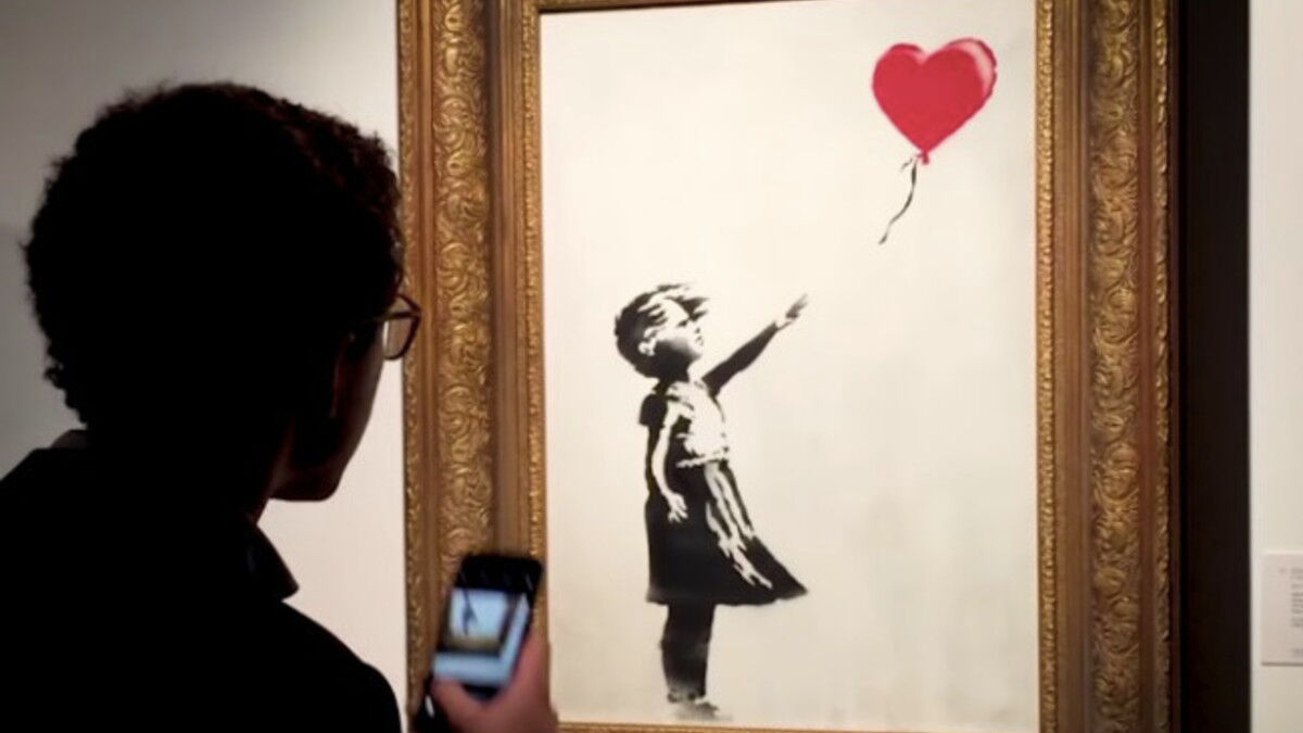 La destruction de l'oeuvre de Banksy ne s'est pas passée comme prévu ...