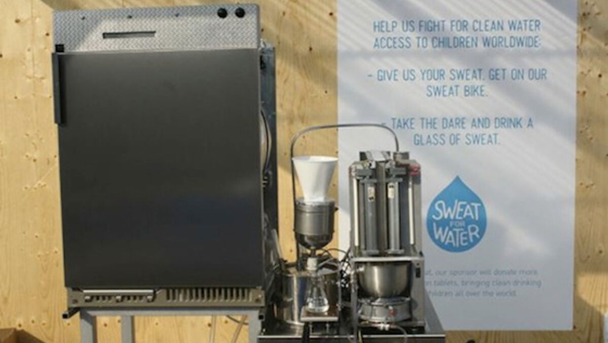 Sweat Machine, l'incroyable invention qui transforme la sueur en eau ...