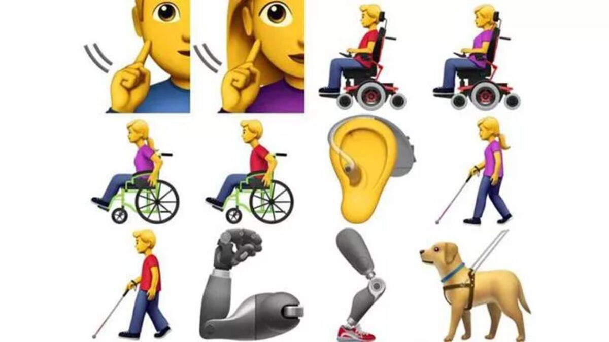 Des nouveaux emojis pour mieux représenter les handicaps