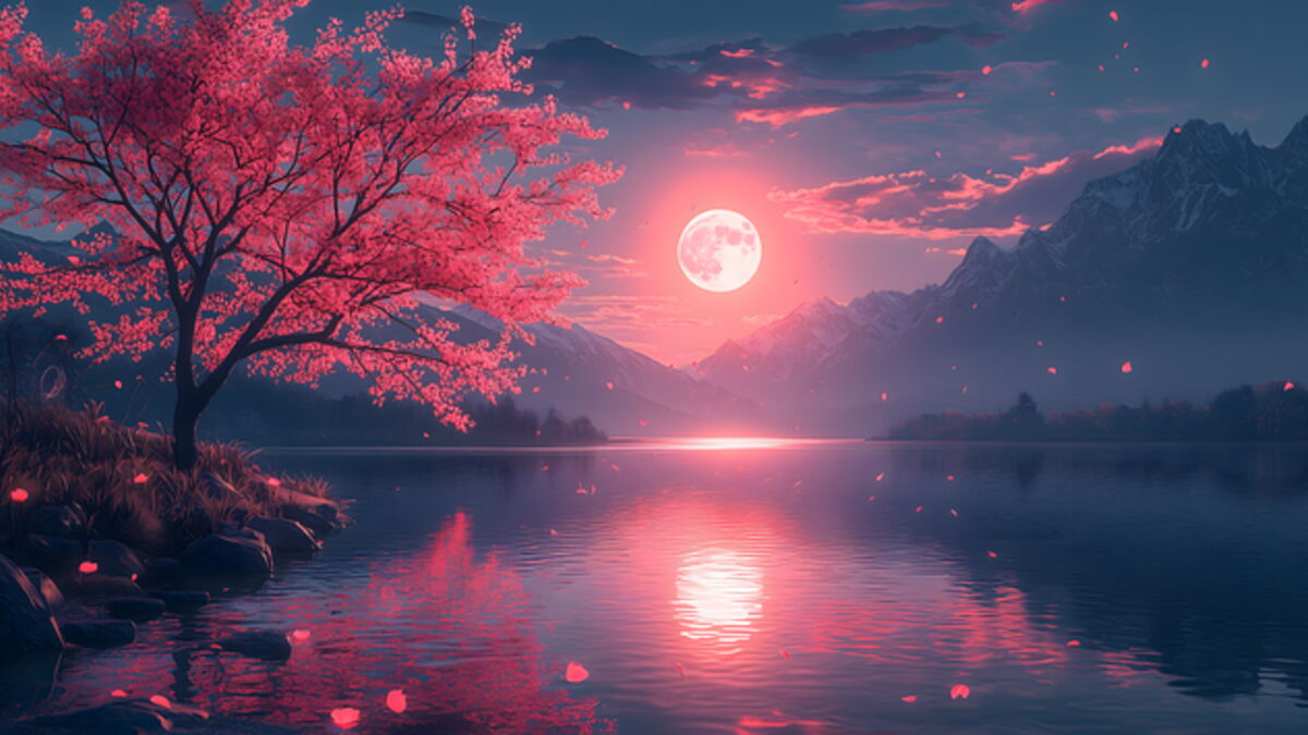 Une spectaculaire super lune rose brille sur toute la France cette nuit