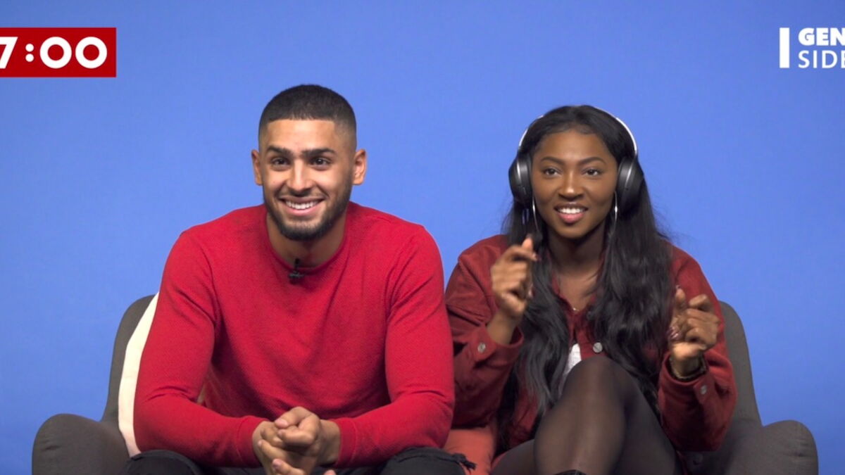 Le duo humoristique Fatou et Samir se prête au jeu des 7 secondes