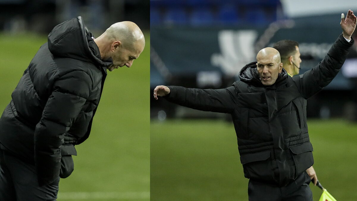 Zinedine Zidane : La triste réaction de l'entraîneur après la défaite ...