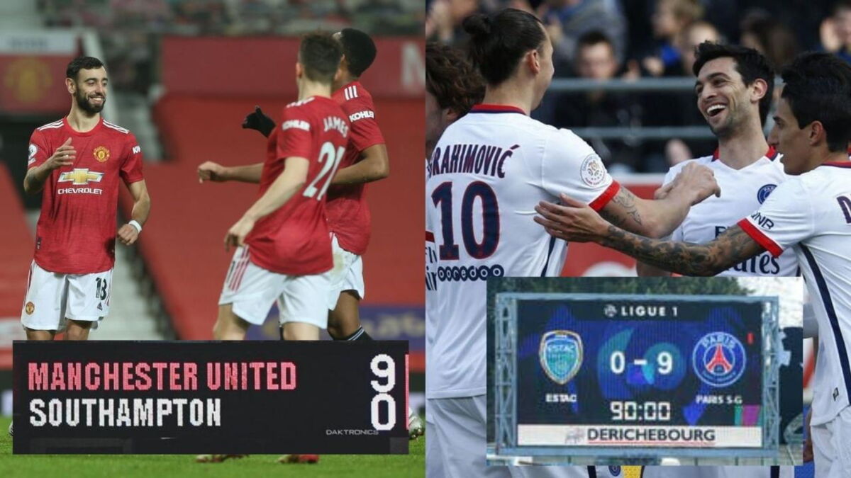 Insolite : voici un top des plus gros scores jamais vus dans un match ...