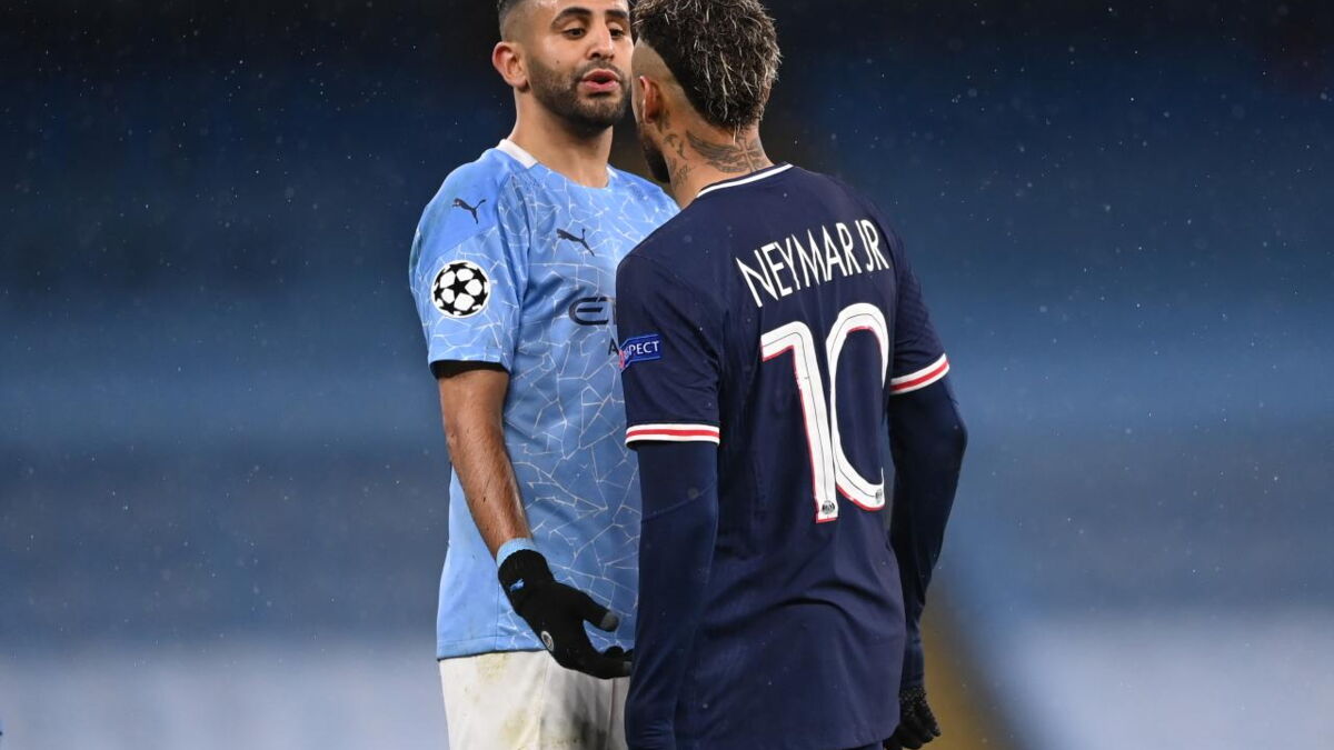 Manchester City-PSG : Riyad Mahrez descend les joueurs parisiens pour ...