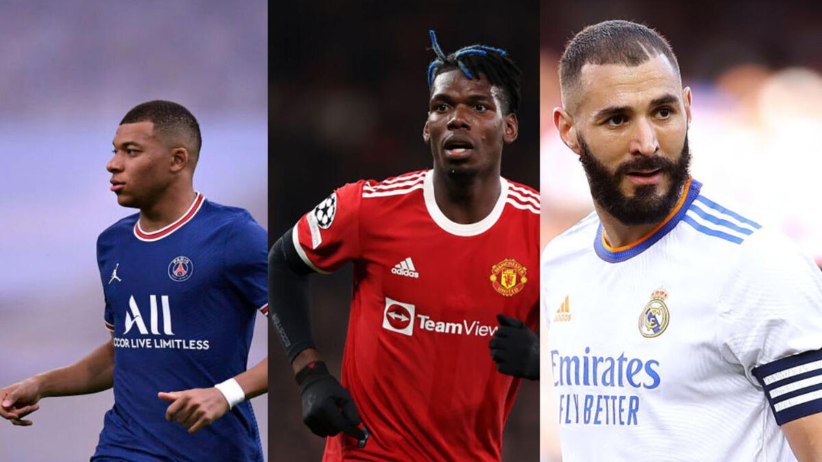 Photos : Mbappé, Benzema, Pogba : les 9 joueurs français les plus ...