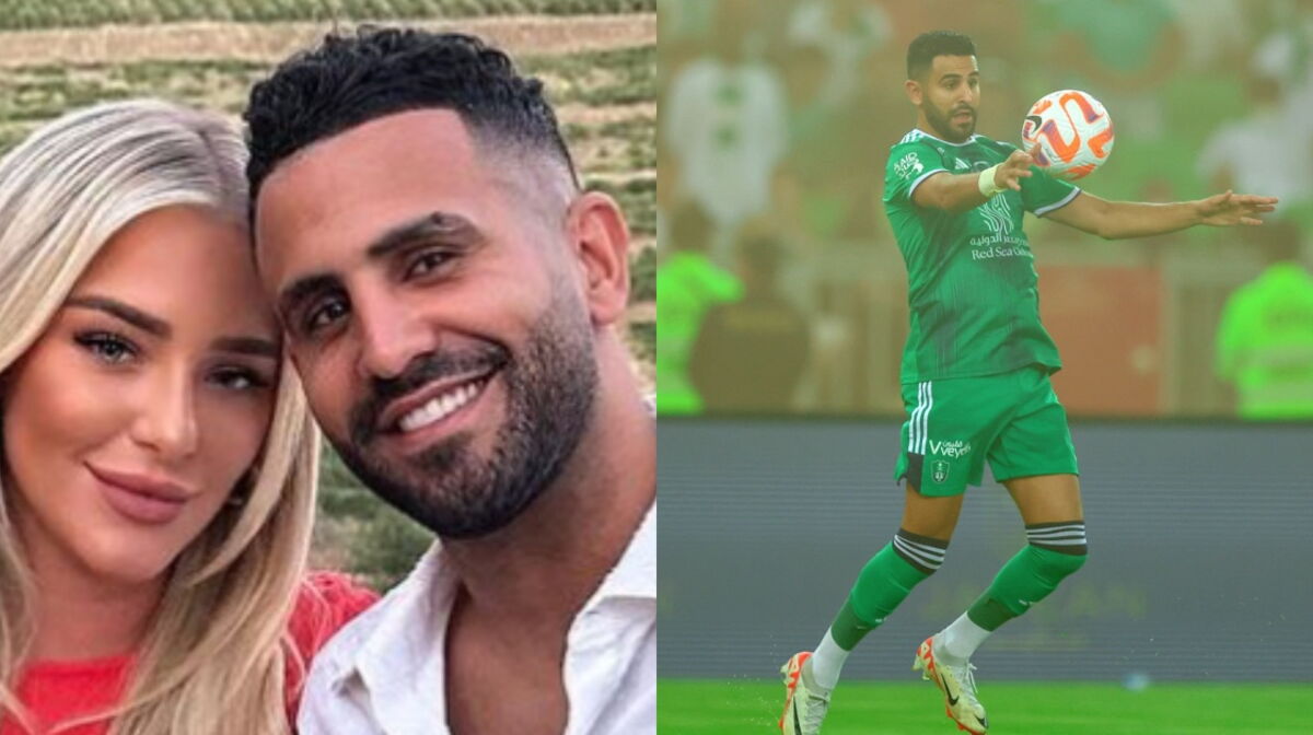 Riyad Mahrez : qui est Taylor Ward, la femme du célèbre footballeur ...