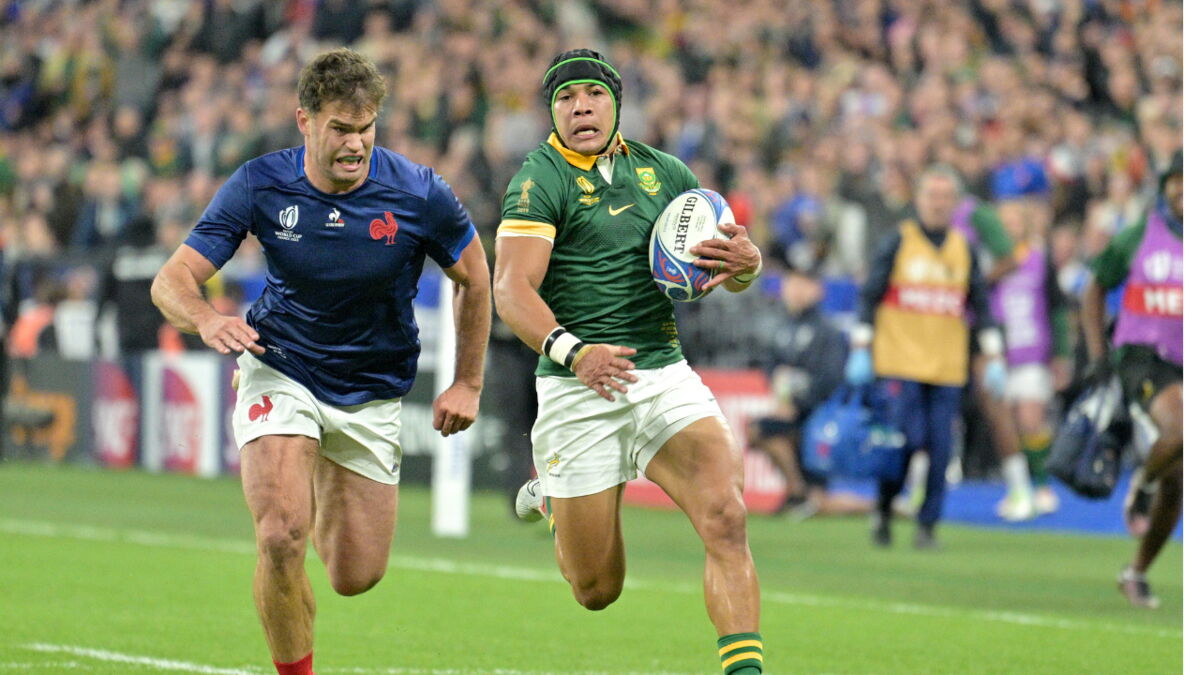 À quelle vitesse court Cheslin Kolbe, l'ailier ultra rapide du XV de l ...