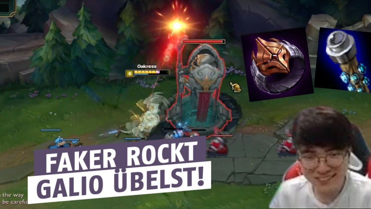 League of Legends: Faker rockt SoloQ mit Mid-Galio
