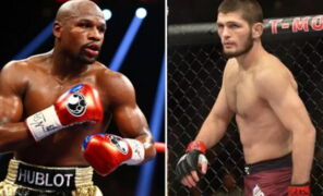 Die unglaublichen Bilder vom ersten MMA-Kampf von Khabib