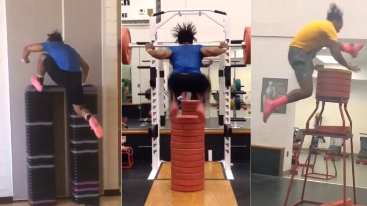 Devonte Wilson verfügt über die krasseste Sprungkraft, die ihr jemals ...