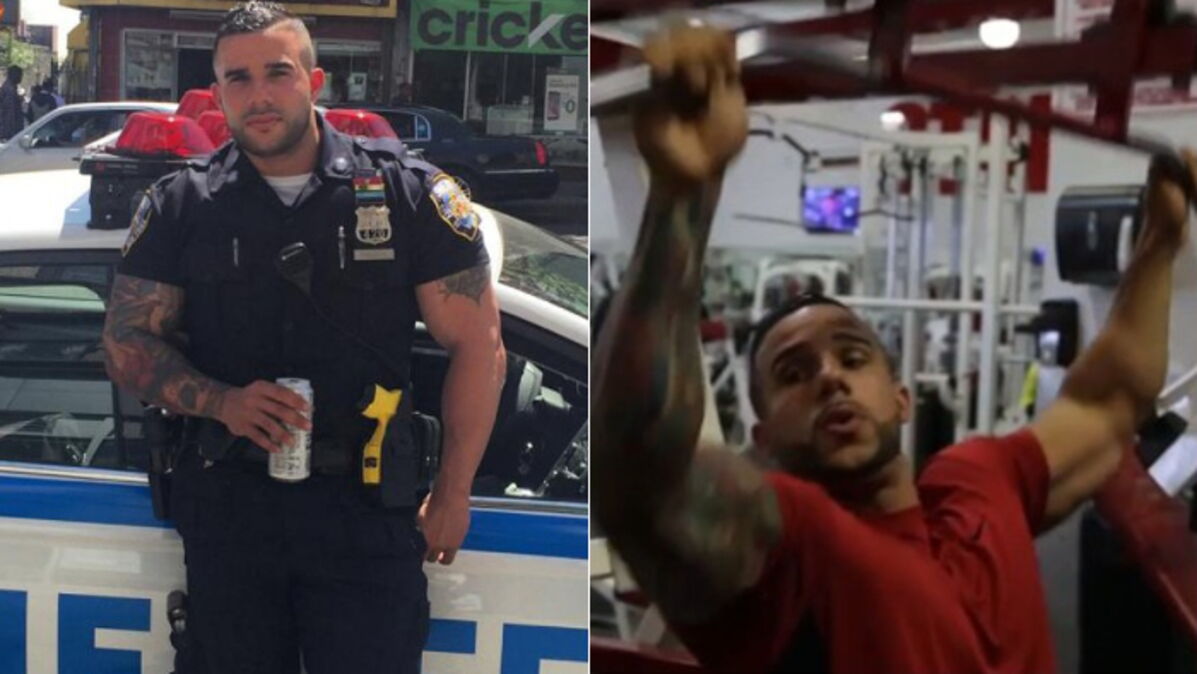 Miguel Pimentel ist ein New Yorker Polizist und Kraftsport-Fan ...