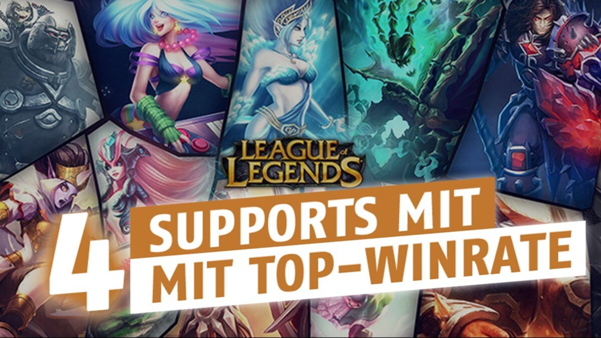 League of Legends: 4 Supports setzen sich in den Top 10 der Champions fest