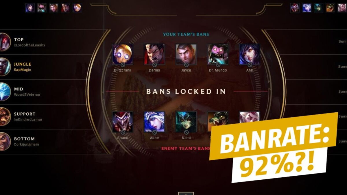 League of Legends: Mit dem 10-Ban-System haben einige Champions eine ...