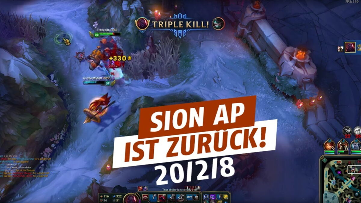 League of Legends: Euer Unglück! Sion AP ist zurück