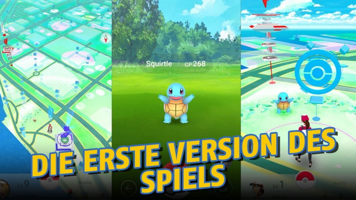 So sah die erste Version von Pokémon GO aus