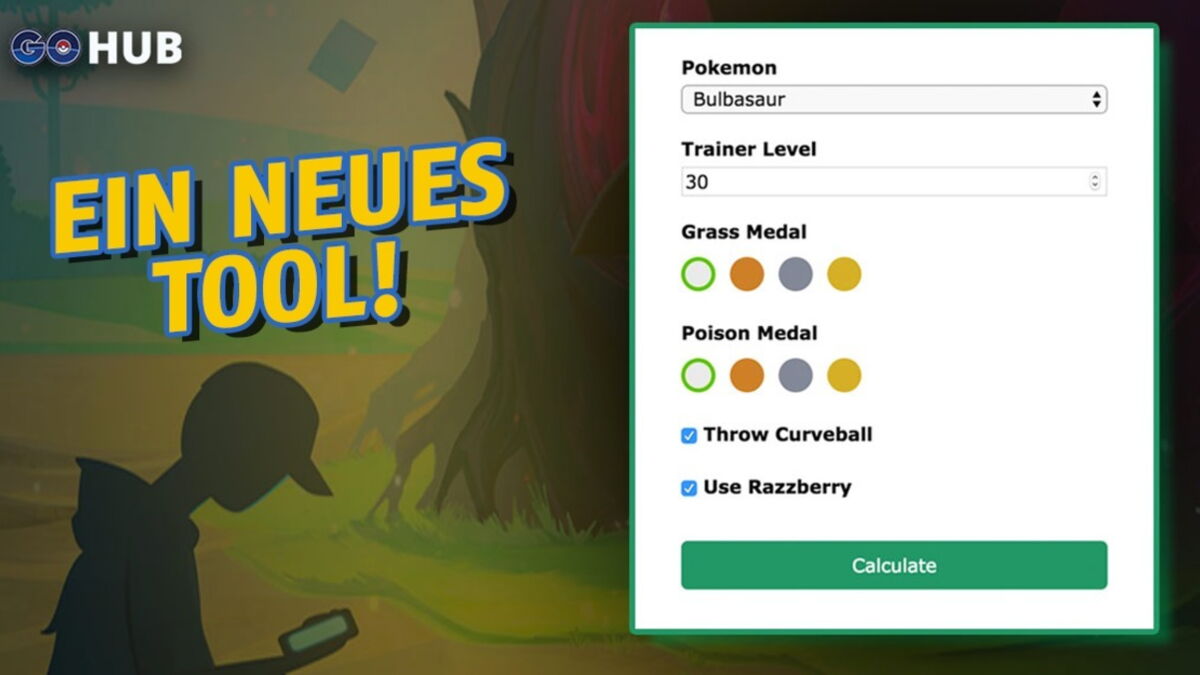 Pokémon GO Hub präsentiert ein neues Tool zum optimierten Fangen