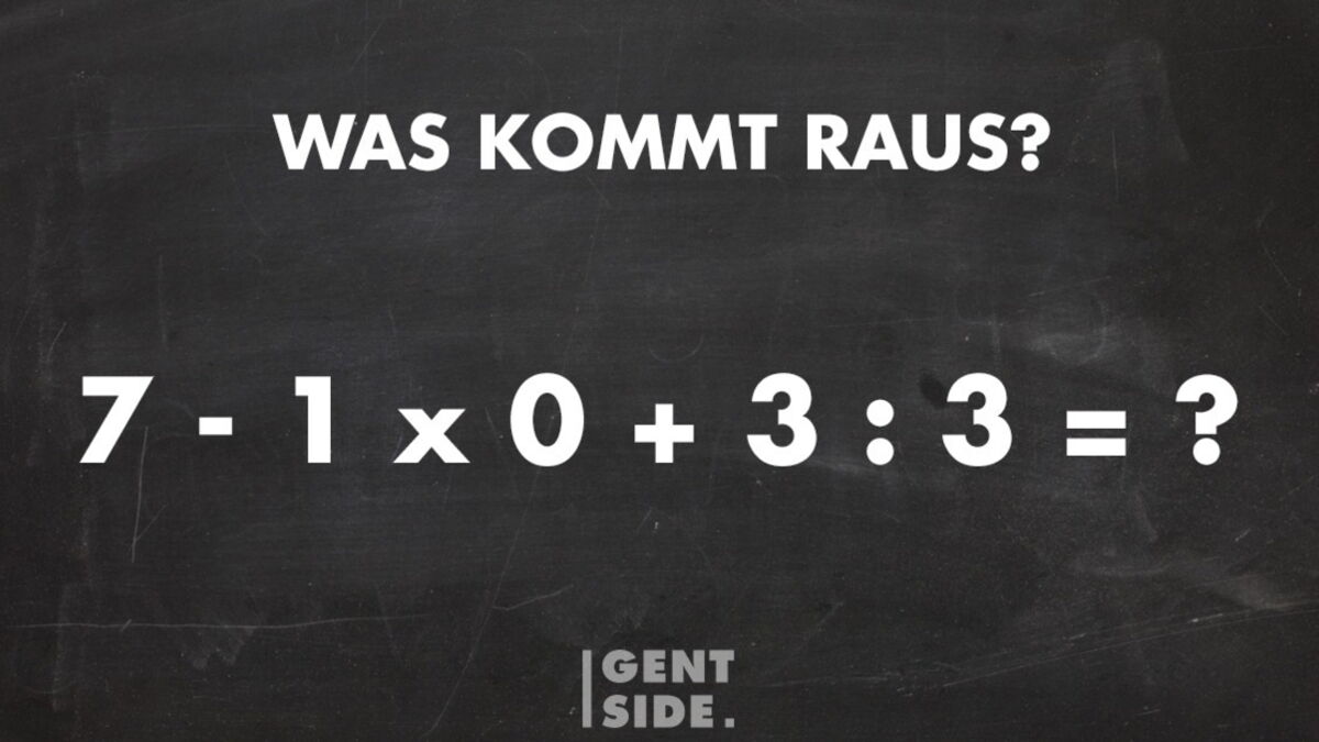 Mathe-Quiz: Löse diese Gleichung!